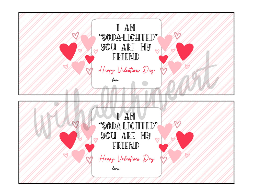 Ministering Sister Gift Soda Wrapper Printable