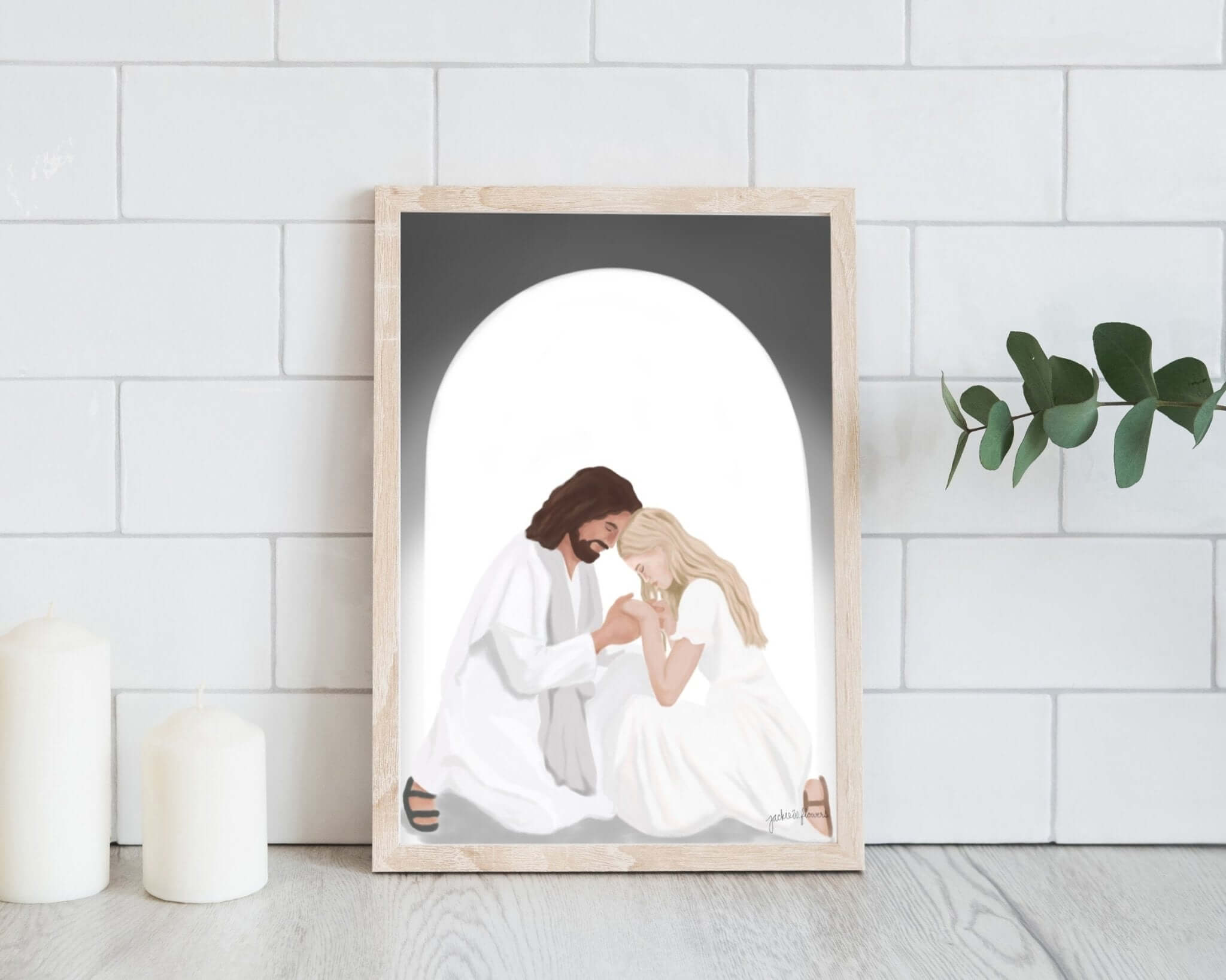 Christian Art Print - He Is There